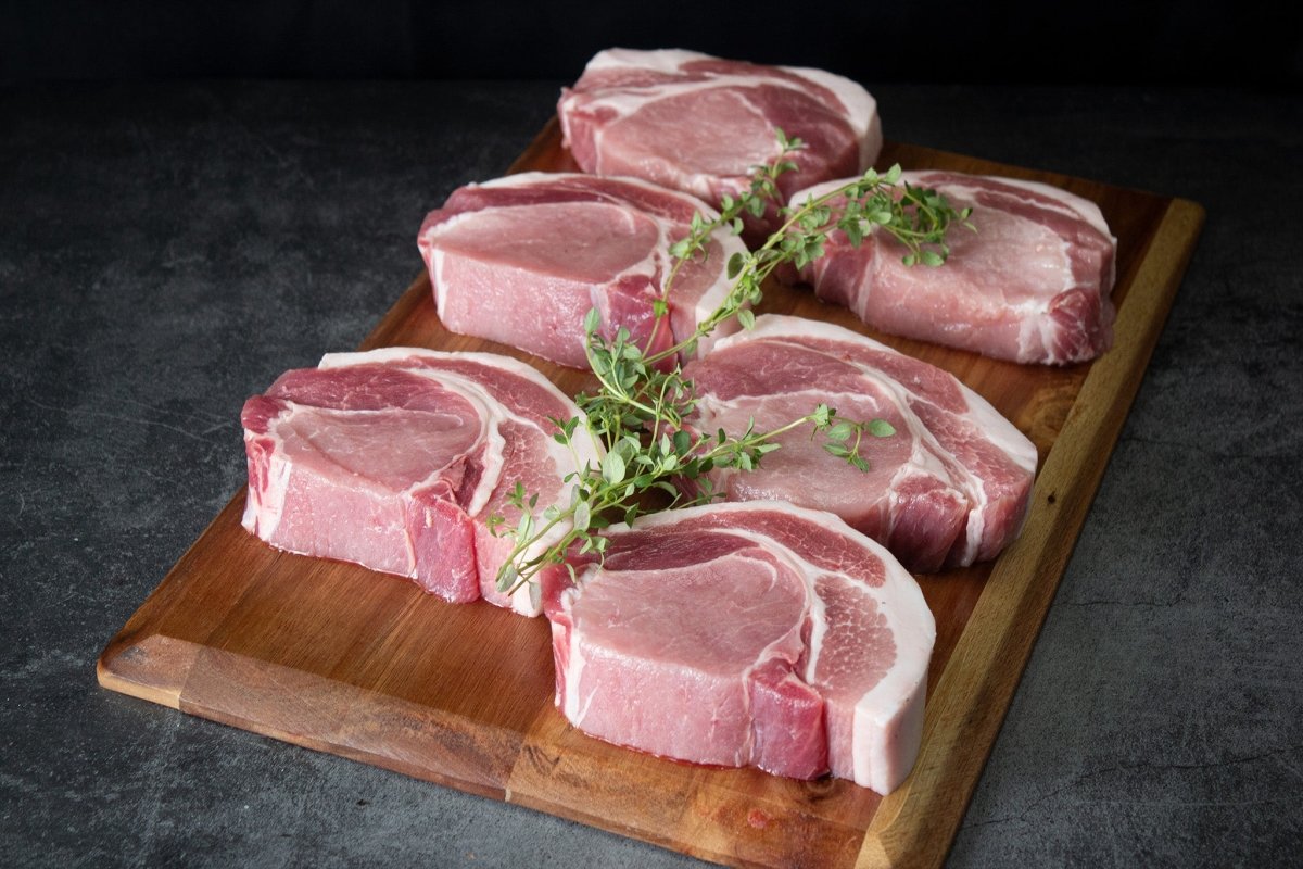 x6 Thick Cut Pork Ribeyes — Bennetts Butchers